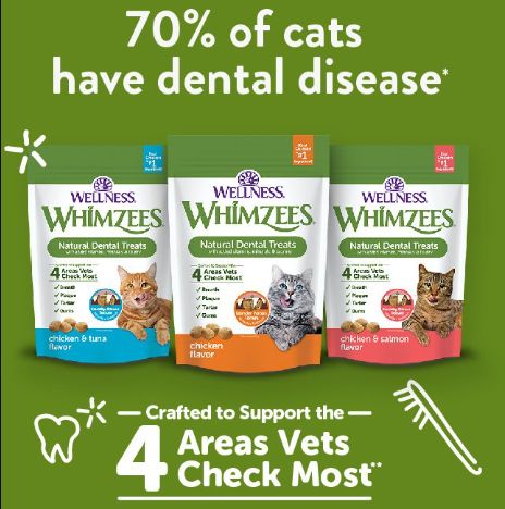 Wellness Whimzees Cat Dental Treats Sample Via Alexa