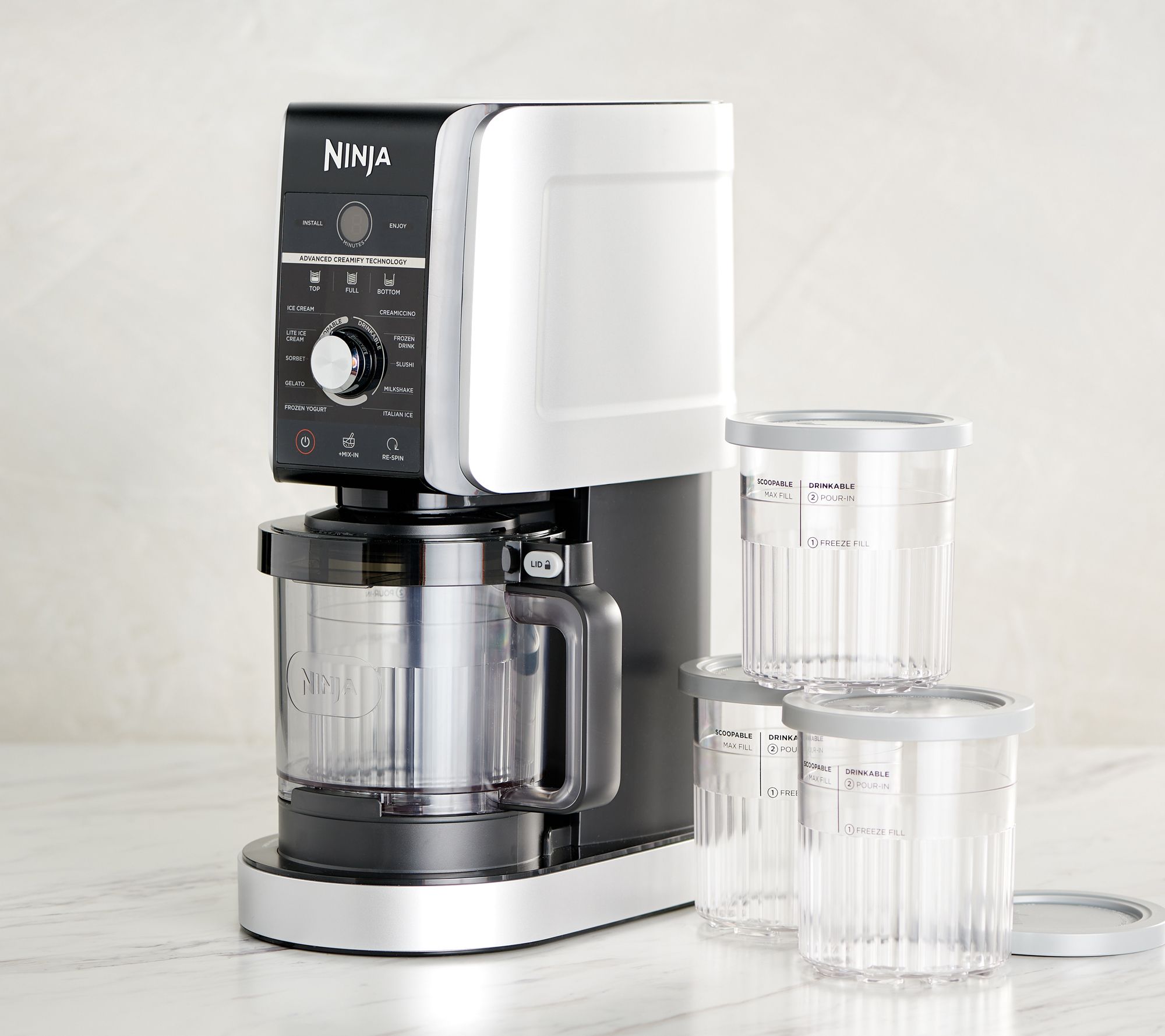 New QVC Customers: Ninja Creami Deluxe 11-in-1 Frozen Treat Maker w ...