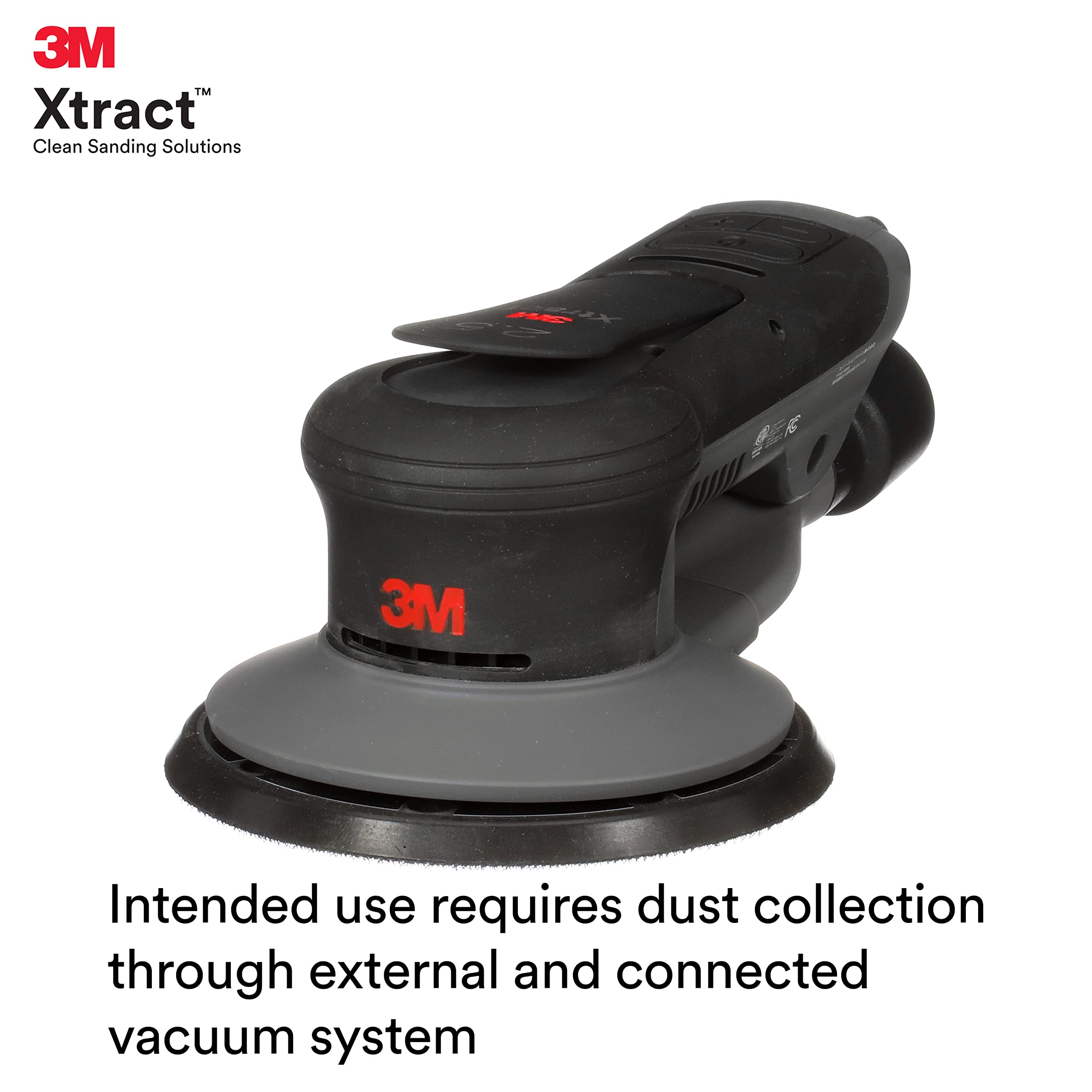 3M Xtract Electric Random Orbital Sander 88760, 6 in 3/16 in Orbit 350W ...
