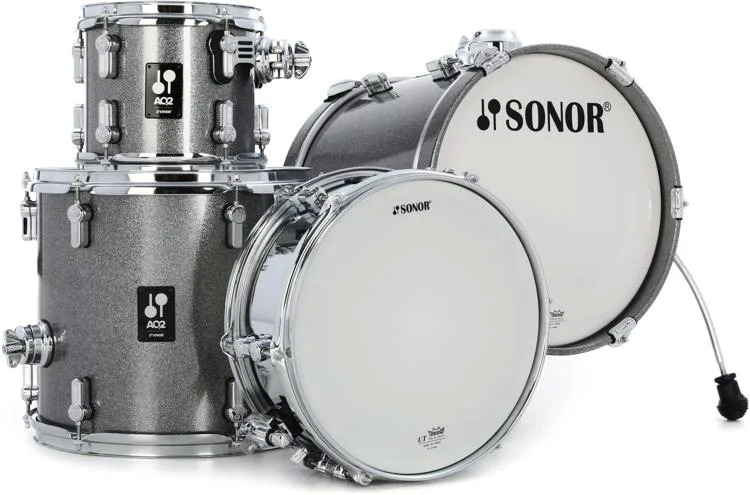 Sonor AQ2 Martini 4-Piece Shell Packs w/ Snare (Titanium Quartz Lacquer ... Sonor AQ2 Martini 4-Piece Shell Packs w/ Snare (Titanium Quartz Lacquer ...