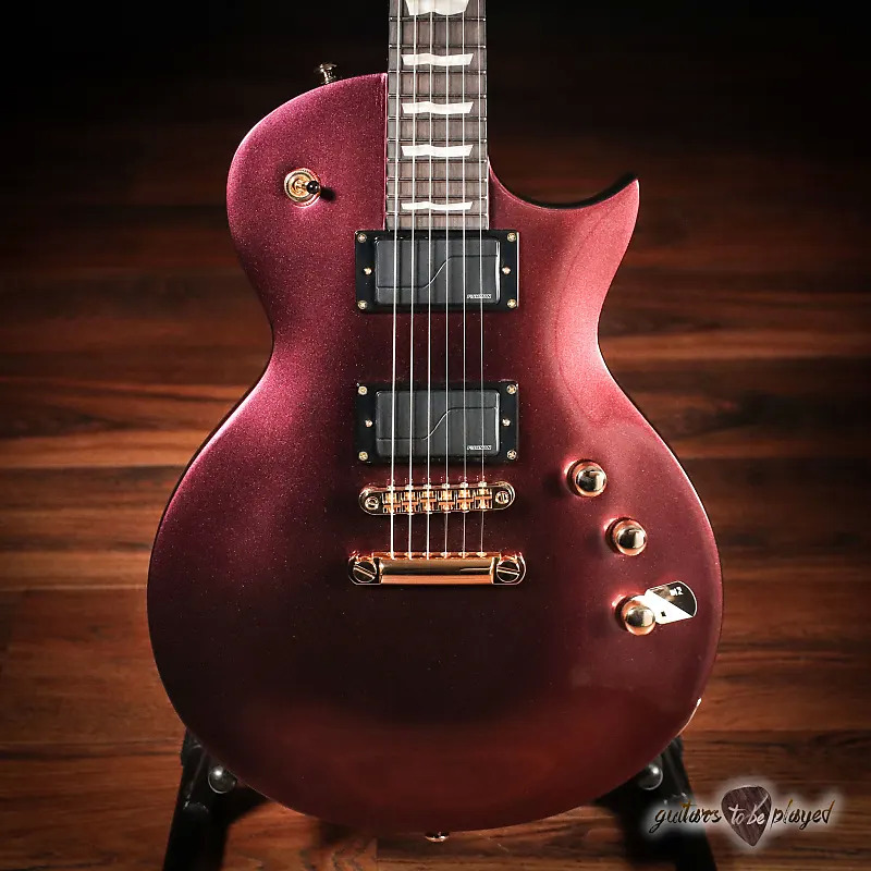 ESP LTD EC-1000 Electric Guitar (Fishman Fluence Modern, Gold Andromeda ...