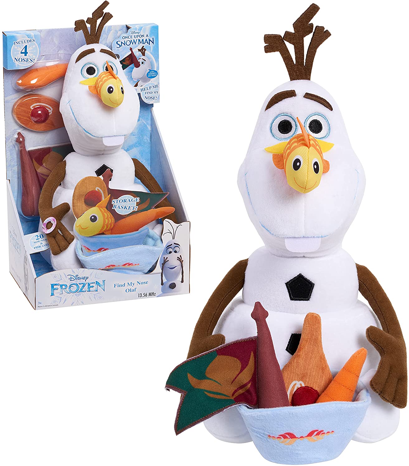 14" Disney Frozen Find My Nose Olaf Plush w/ Sounds & Phrases $12.75 ...