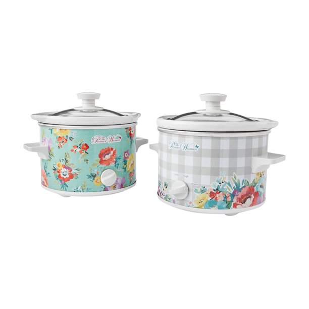 2-Pack 1.5-Quart The Pioneer Woman Fiona Floral & Vintage Floral Slow ...
