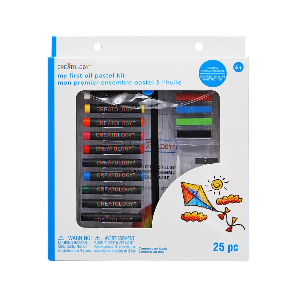 Creatology Art Kits: 25-Pc My First Oil Pastel Kit or 25-Pc My First ...