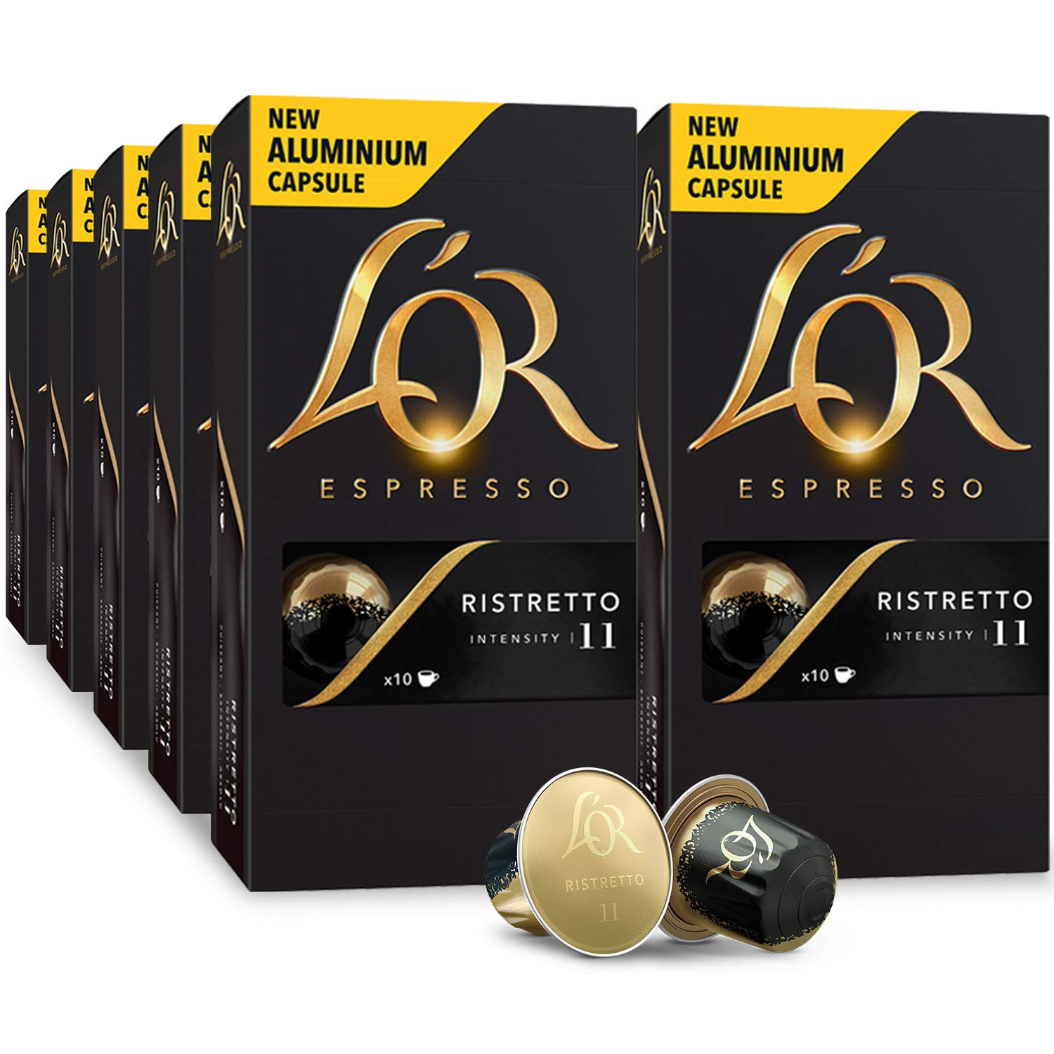 Prime Members: 100-Ct L'OR Espresso Aluminum Coffee Capsules (Ristretto)