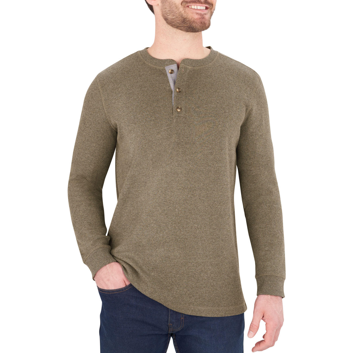 Sam's Club Members: Member's Mark Men's Thermal Henley Shirt (Various ...