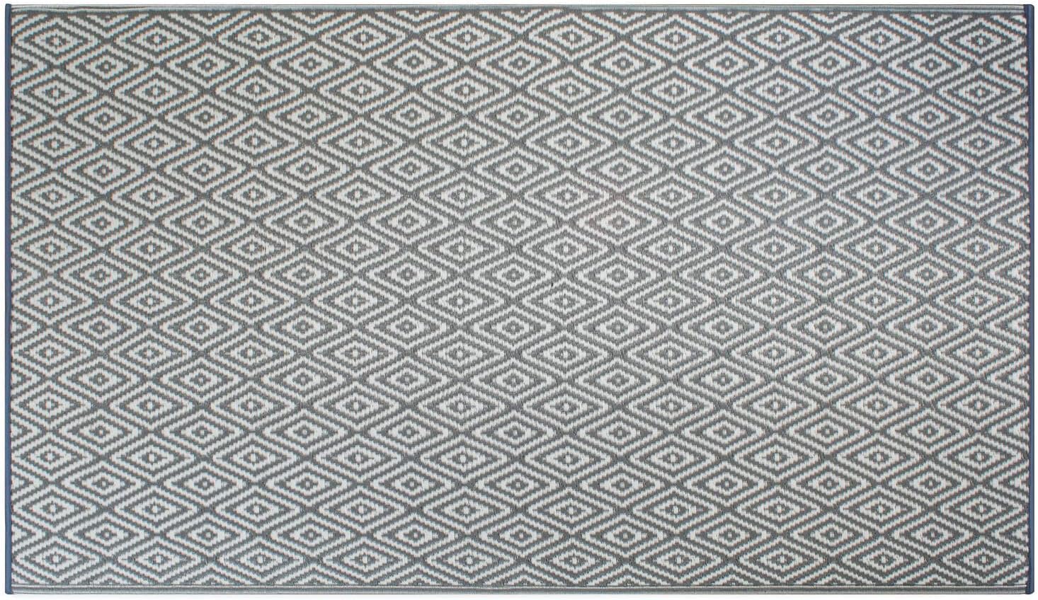 4' x 6' DII Reversible Indoor/Outdoor Diamond Woven Rug (Grey) $10 ...