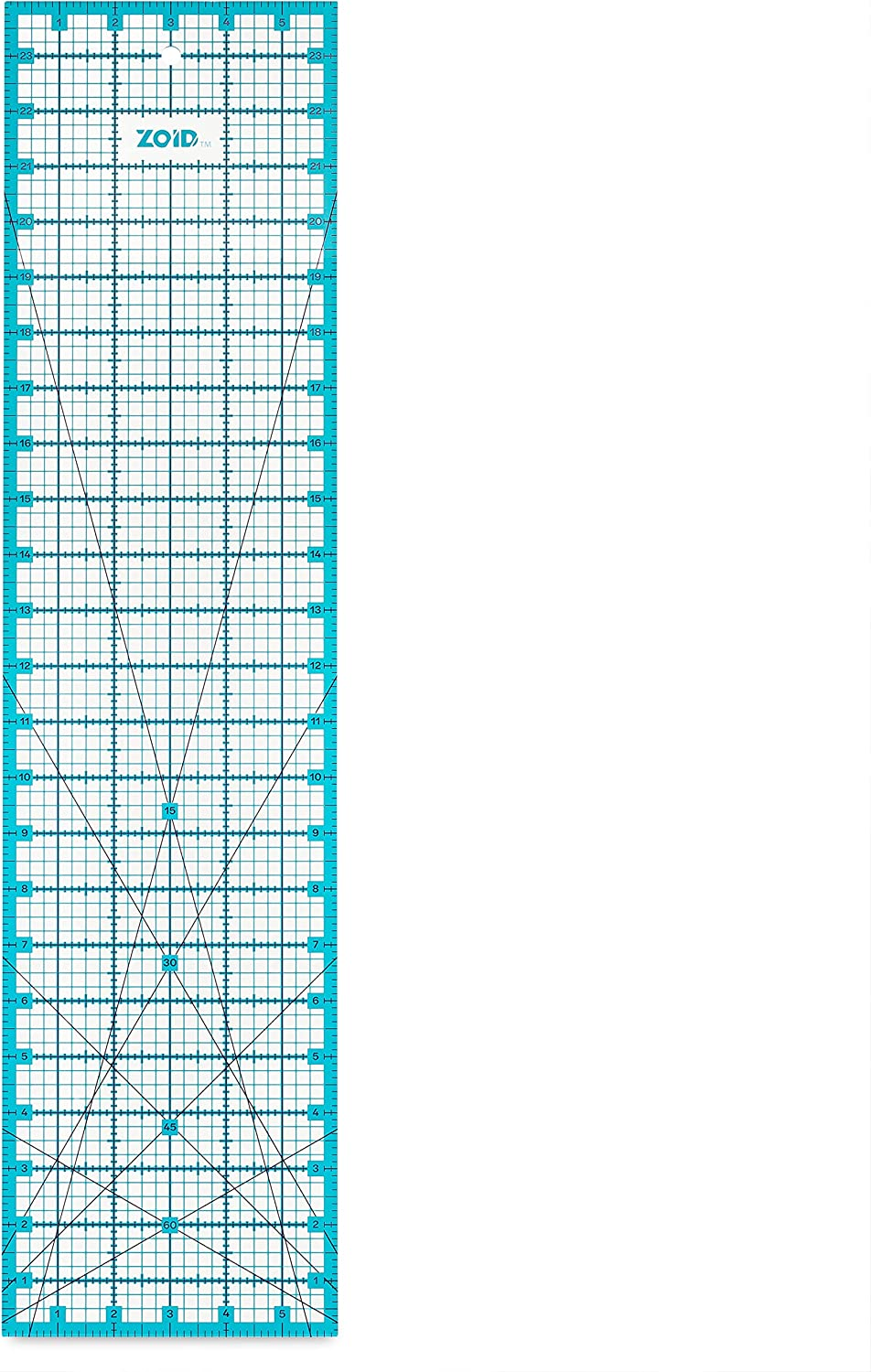 Amazon.com: Zoid 6-1/2" X 24" Acrylic Ruler, 50% off, Reversible Ruler ...
