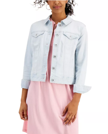 Style & Co Women's Denim Jacket (size M, L, XL) $13.86 & More + 15% SD ...