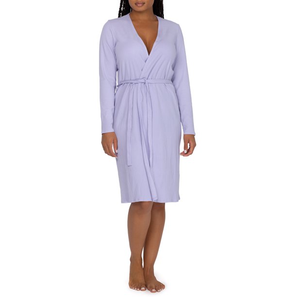 Women's Comfort Cotton Rib Cardigan/Robe (various colors)