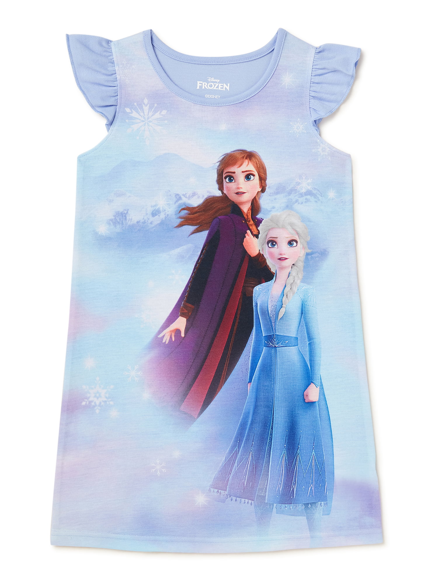 Character Girls' Pajama Nightgown: Frozen 2, Star Wars, Minnie, Lilo ...