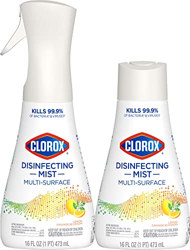 2-Ct 16-Oz Clorox Disinfecting Multi-Surface Mist Spray (1 Spray Bottle ...