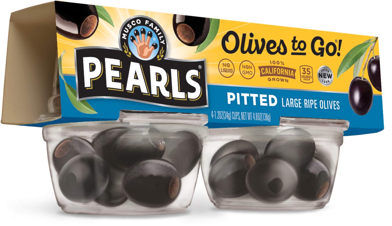 24-Count 1.2-Oz Pearls Olives To Go! Large Ripe Pitted Black Olive Cups