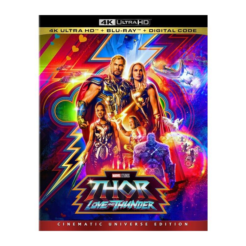 Thor: Love and Thunder (4K/UHD + Blu-ray + Digital) (TARGET) $15