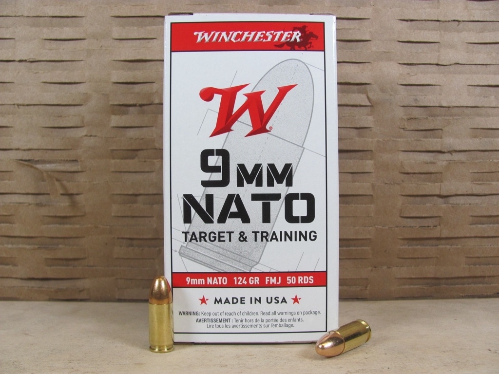 1000 Rounds - 9mm NATO 124 Grain Winchester Mil-spec Ammo - Q4318 - $269.80