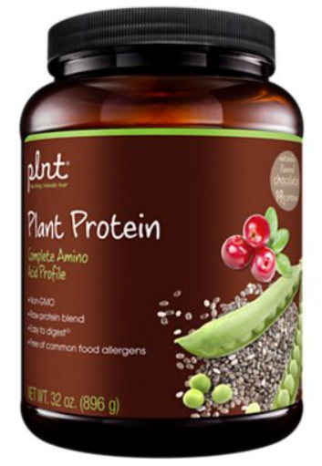 32oz Plant Protein with Raw Protein Blend (Chocolate or Vanilla)