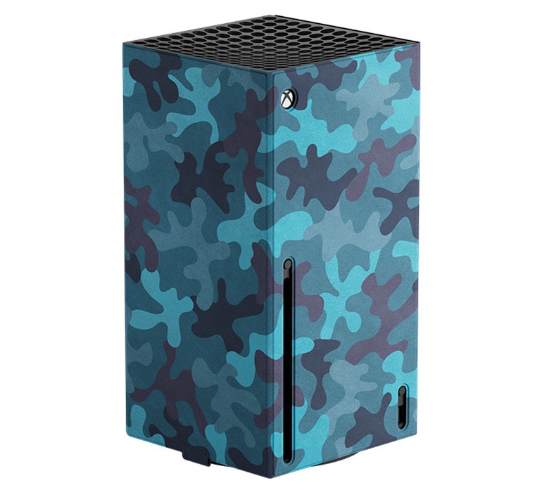Xbox Series X Solid Panels/Fabric Console Wrap (Arctic or Mineral Camo)