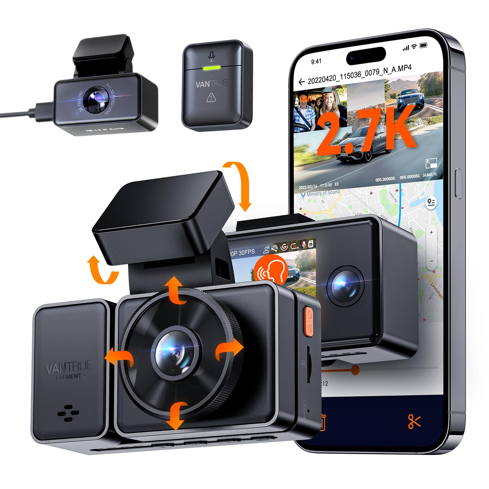 Vantrue E2 Dash Cam