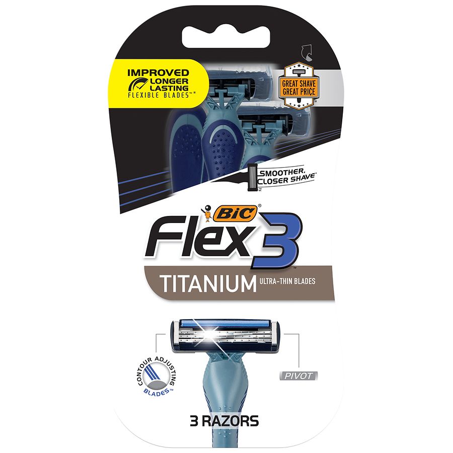 Walgreens: 3-Count Men's Bic Flex 3 Titanium Disposable Razors