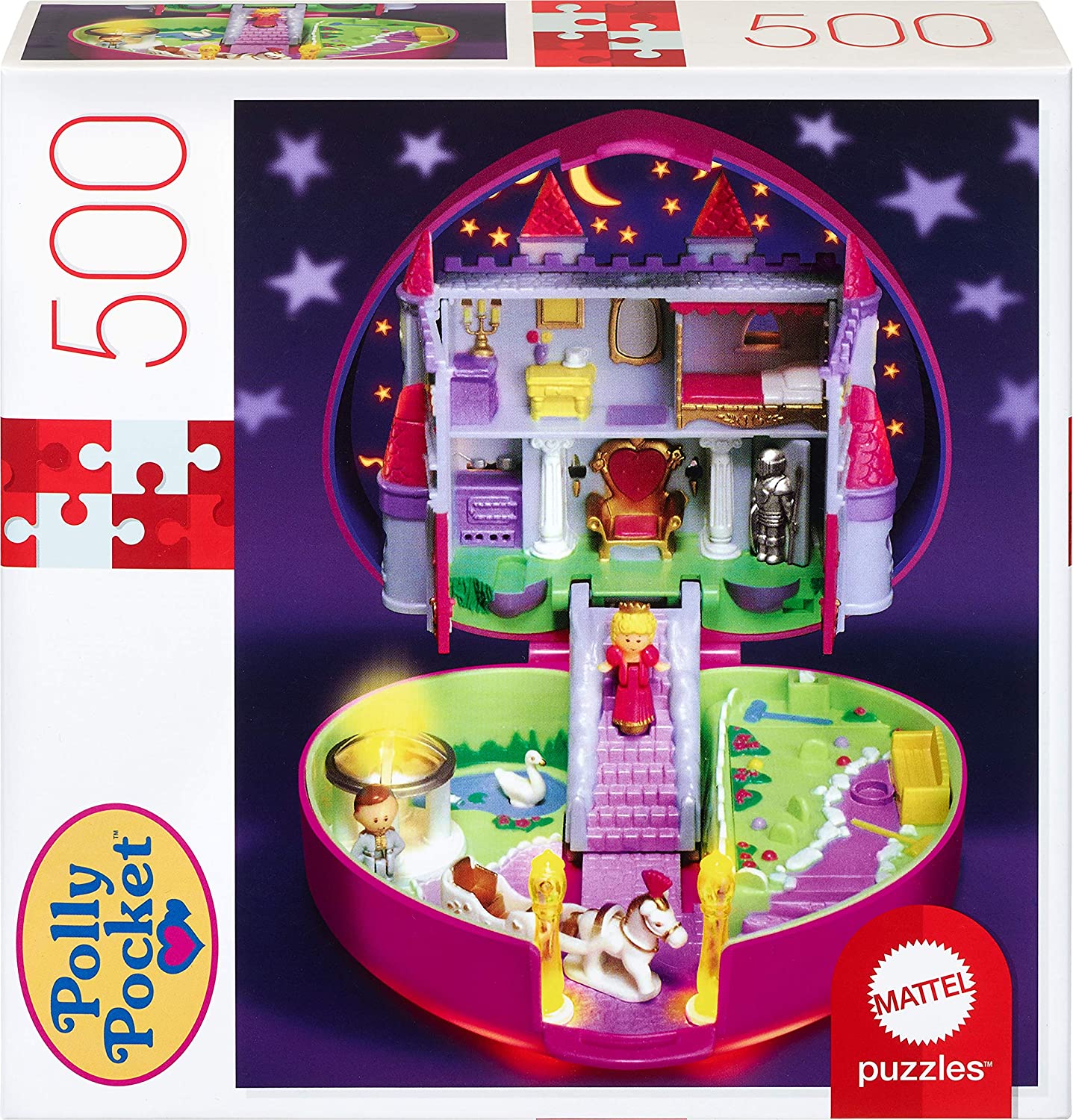 500 Piece Mattel Polly Pocket Jigsaw Puzzle w/ Mini Poster $6.01 + Free ...