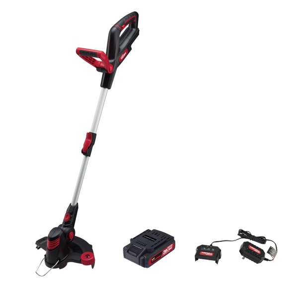 12" Hyper Tough 20V Max Cordless String Trimmer w/ Battery and Charger ...