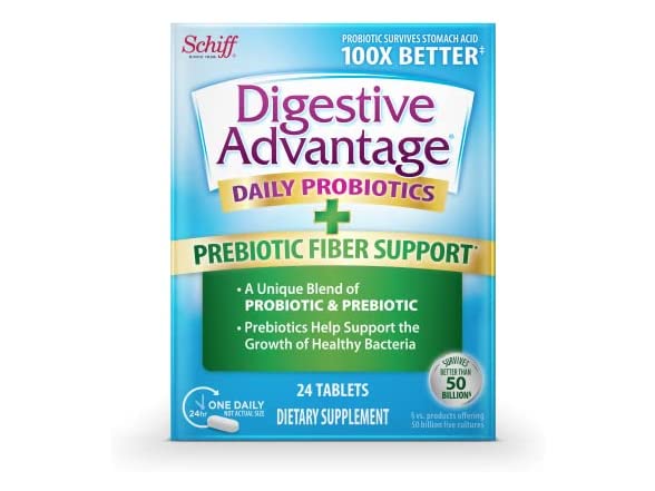Schiff Digestive Advantage: 3-Pk 24-Ct Daily Probiotic + Prebiotic ...