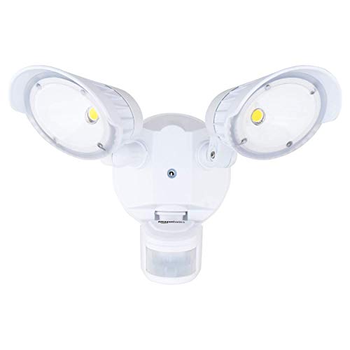 40W Amazon Basics Waterproof LED Outdoor Motion Sensor Security Light w ...