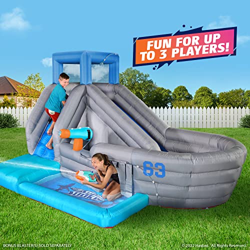 Nerf Super Soaker Inflatable Mega Battle Carrier Bounce House w/ 450V ...