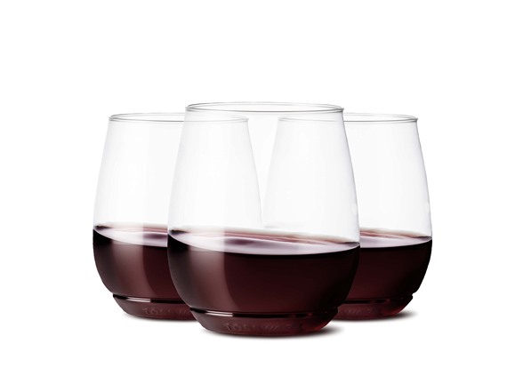 14-Oz Tossware Pop Multi-Use Recycled Polymer Vino Wine Glass Sets: 48 ...