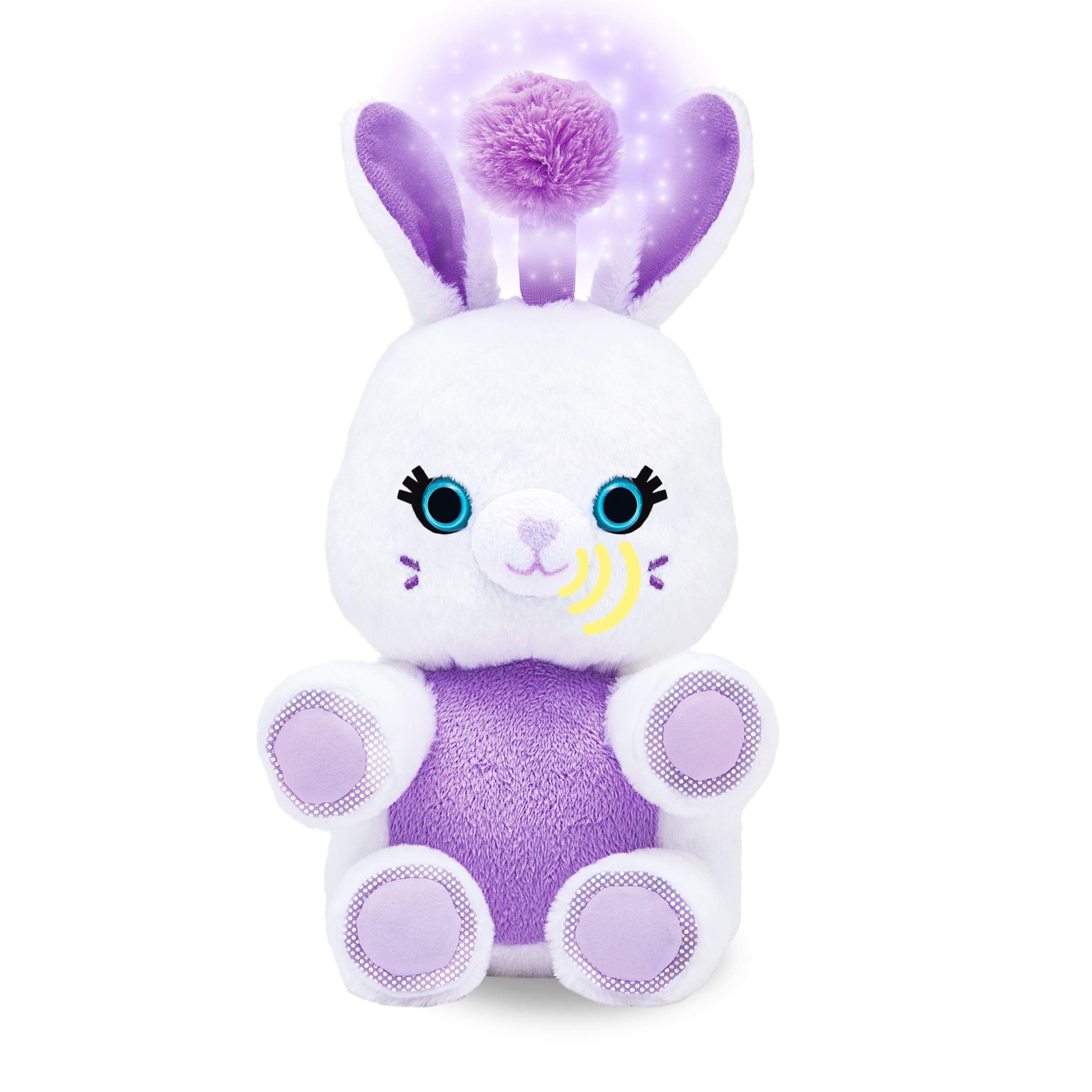 10" Fuzzible Friends Fluff The Bunny Plush Interactive Light Up Toy $7. ...