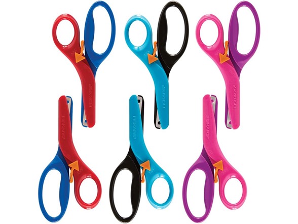 6-Pack Fiskars Easy Grip Training Scissors $10 ($1.67 each) + Free ...