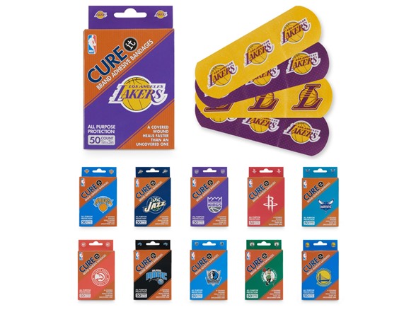 500-Count NBA Team Logo Adhesive Bandage Strips $9 + Free Shipping w/ Prime