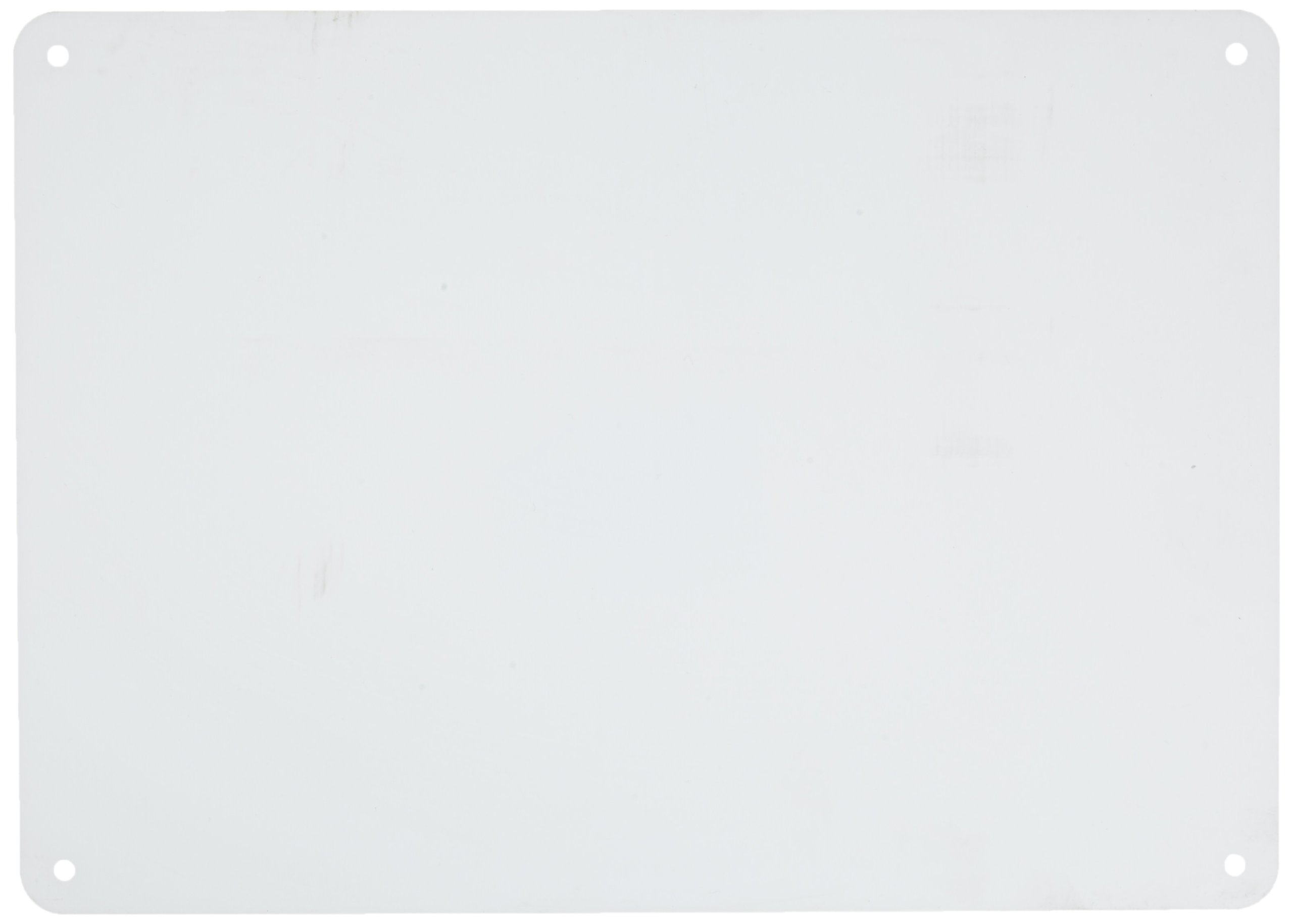 10" x 14" Brady Plastic White Color Blank Sign $7.28 or Less + Free ...
