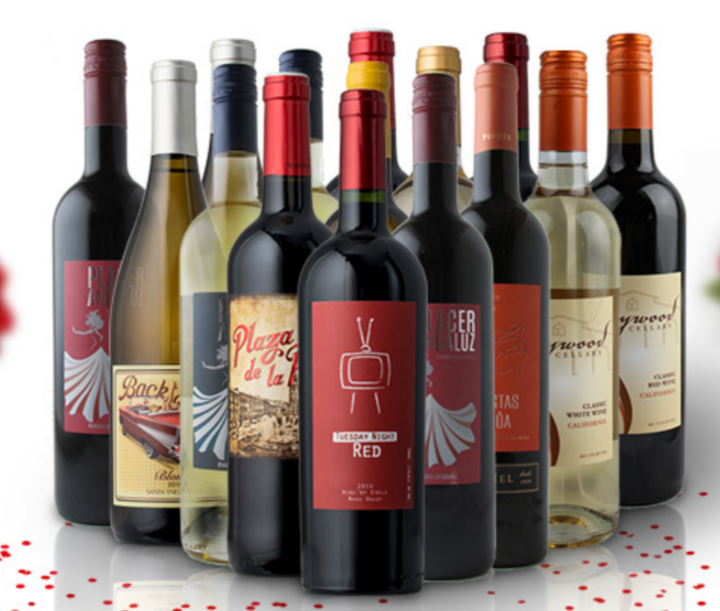 Splash Wines - 15 Bottles of Wine for $75 + Free Shipping