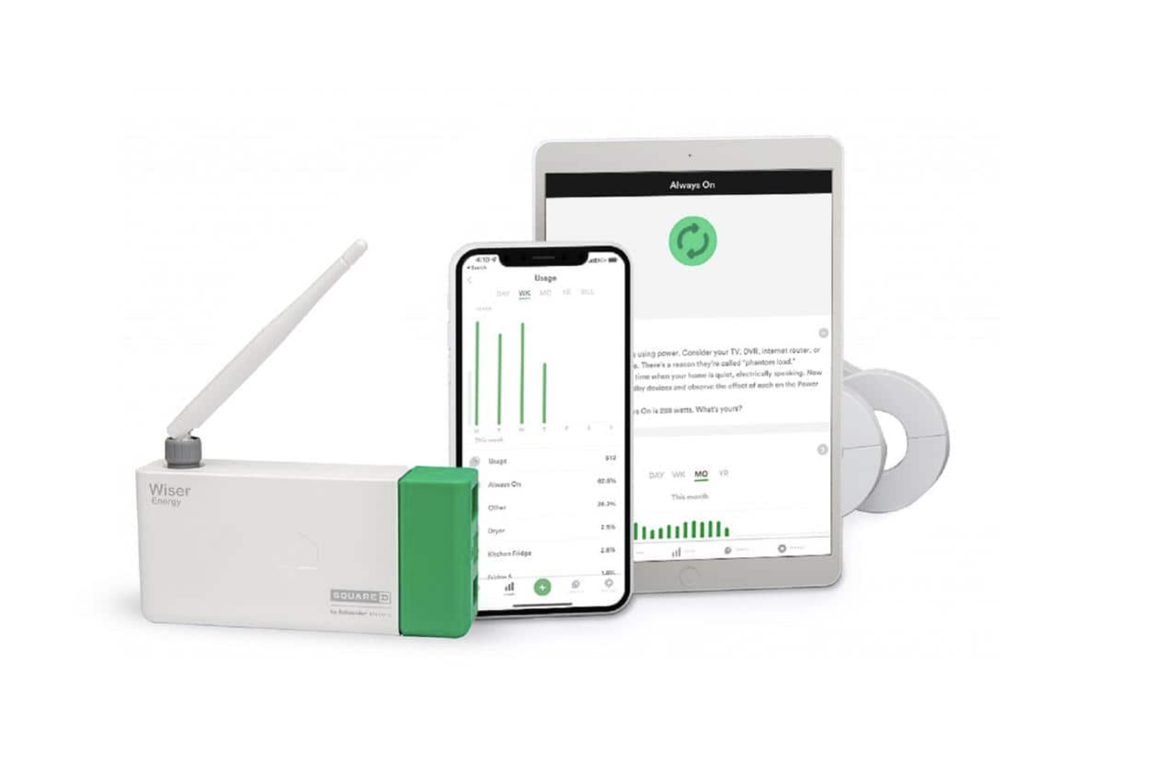 Wiser Square D Home Energy Monitor $199/$249 for Solar Sensor Home ...