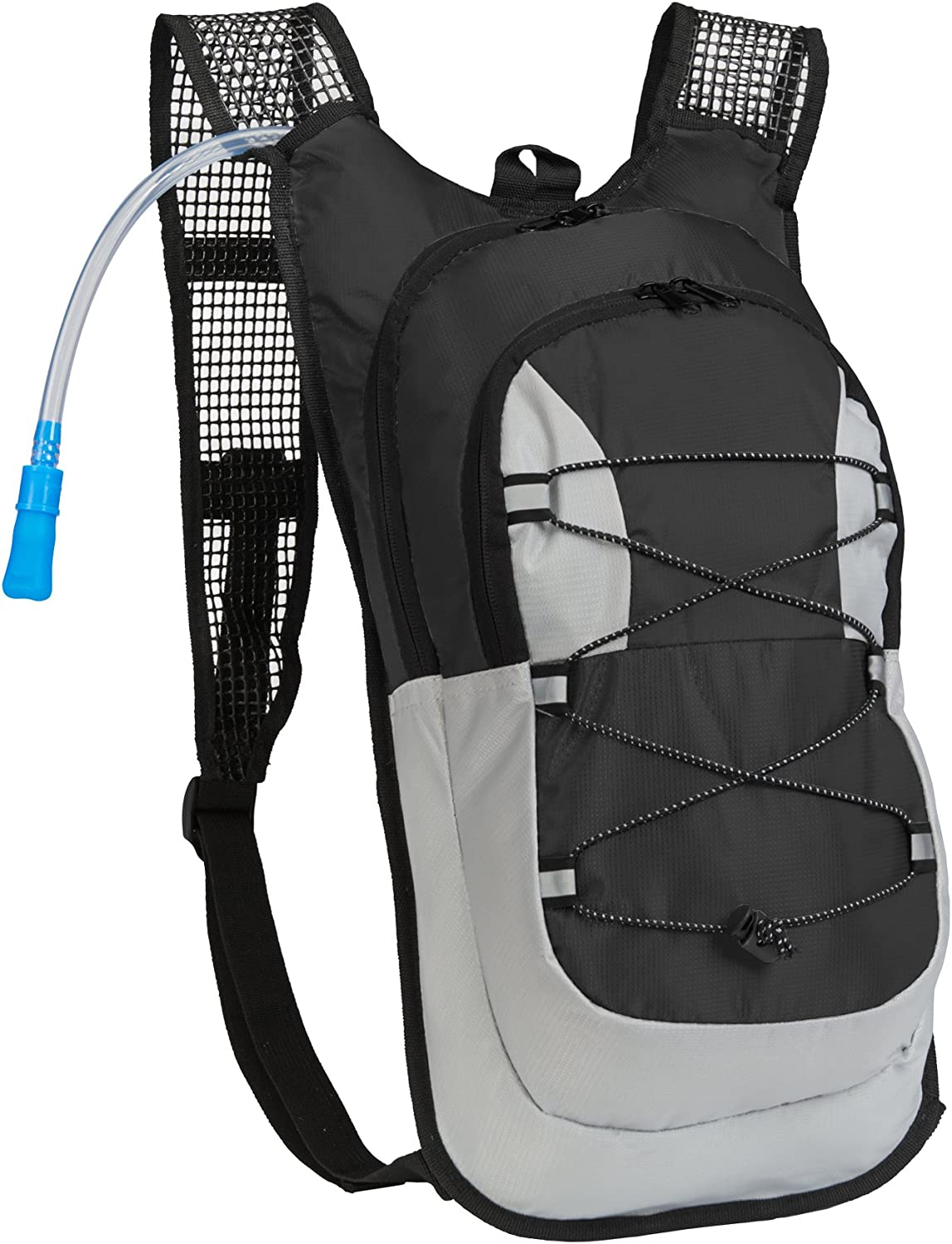 Northwest Survival Hydration Pack - 2 Liter Water Bladder with Extra Large Storage Compartment ...