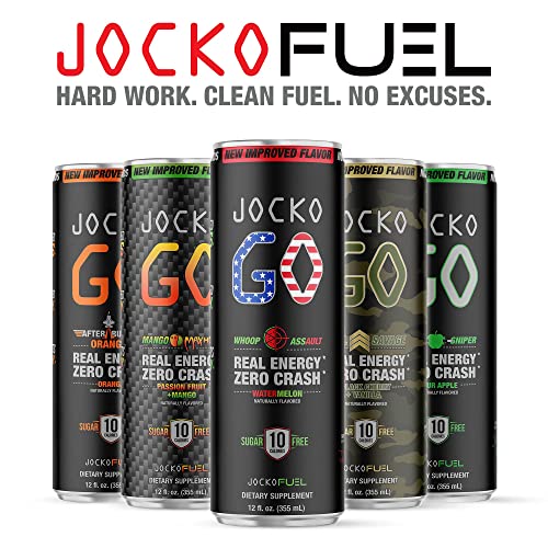 12-Pack 12-Oz Jocko Go Energy Drinks (various flavors) $19.33 w/ S&S ...