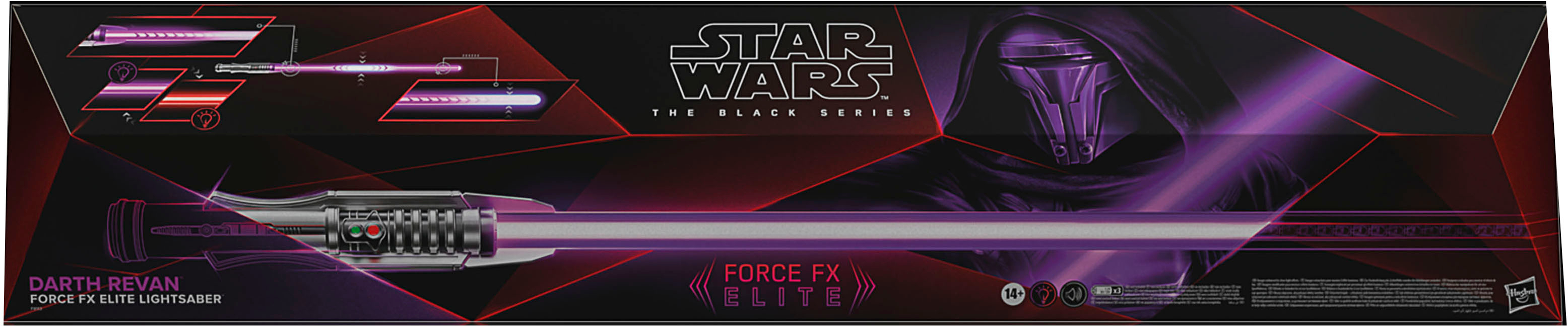 Star Wars The Black Series: Darth Revan Lightsaber Collectible $140 ...