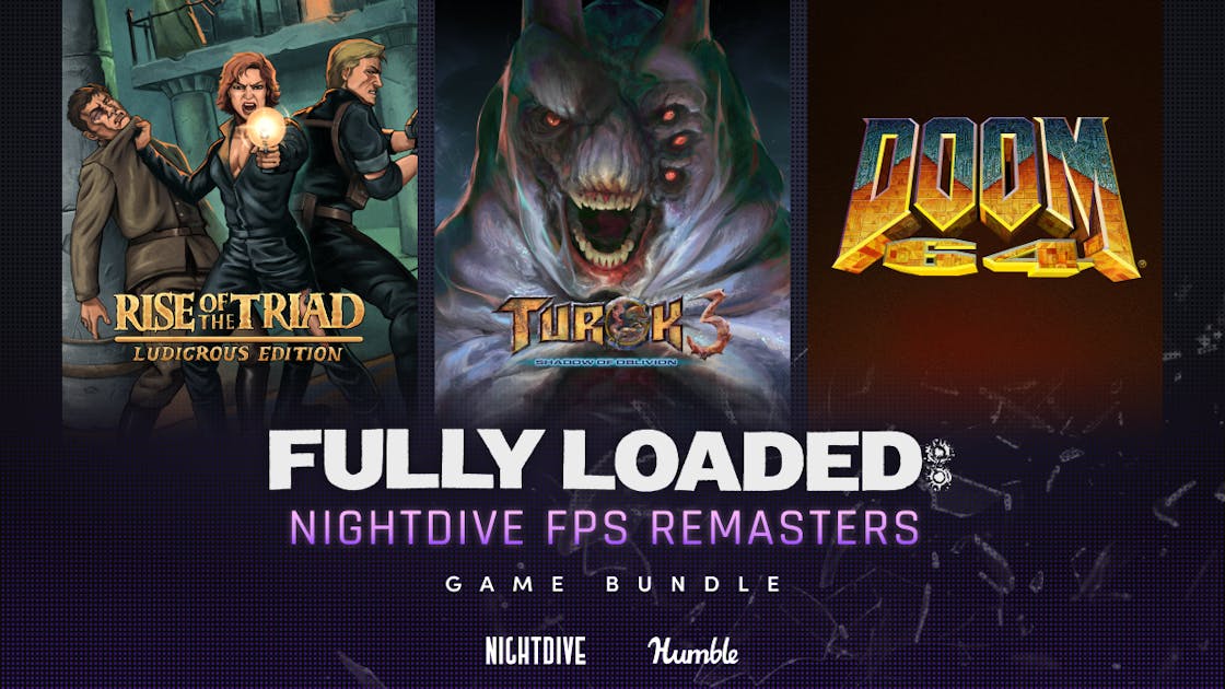 9-Game Fully Loaded Nightdive FPS Remasters Game Bundle (PC Digital ...