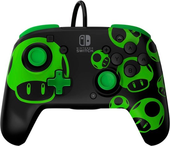 PDP REMATCH Enhanced Wired Controller: for Nintendo Switch (1-Up Glow ...