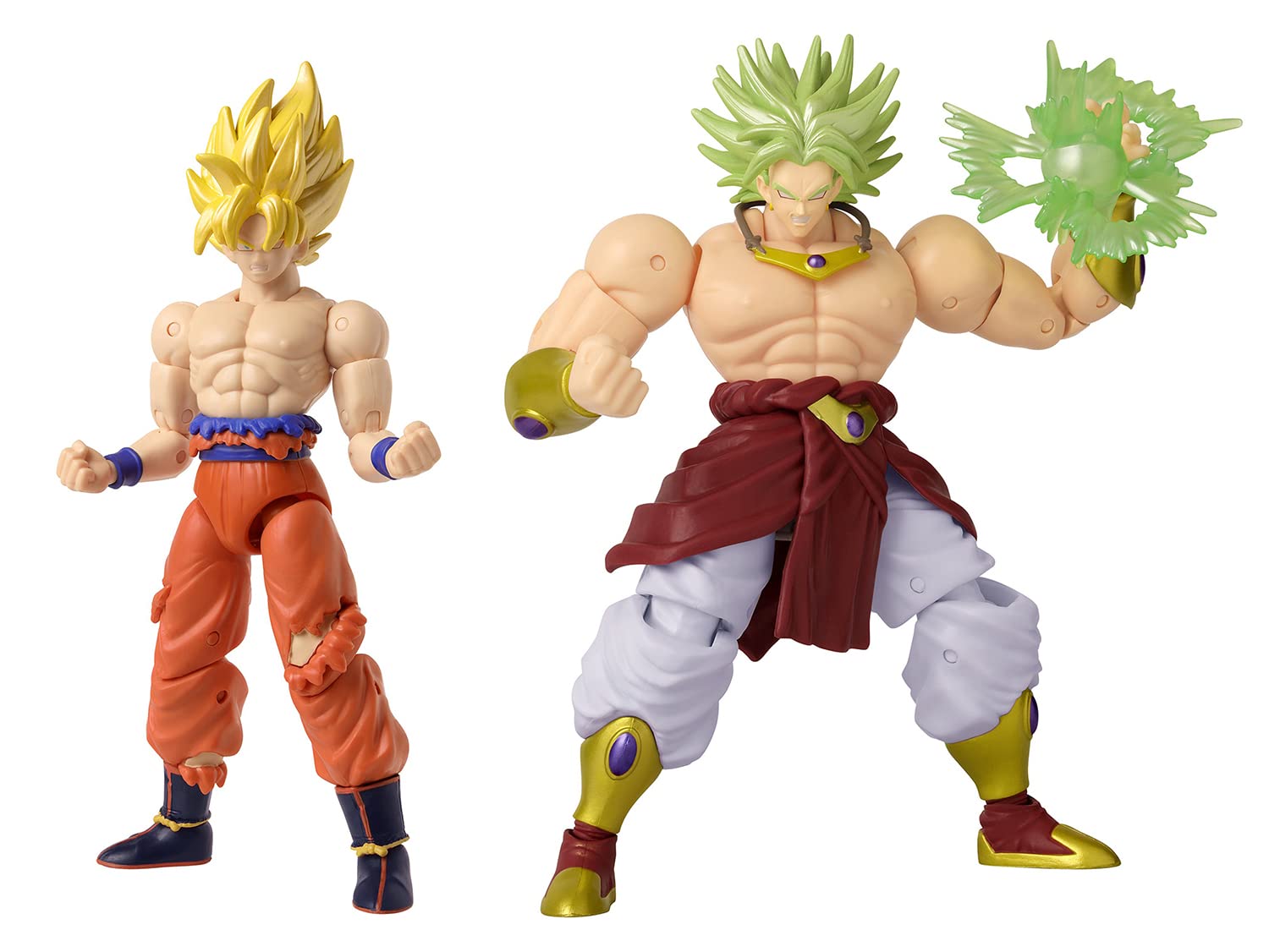 2-Pack Dragon Stars Series: Super Saiyan Goku (Battle Damage Ver.) vs ...
