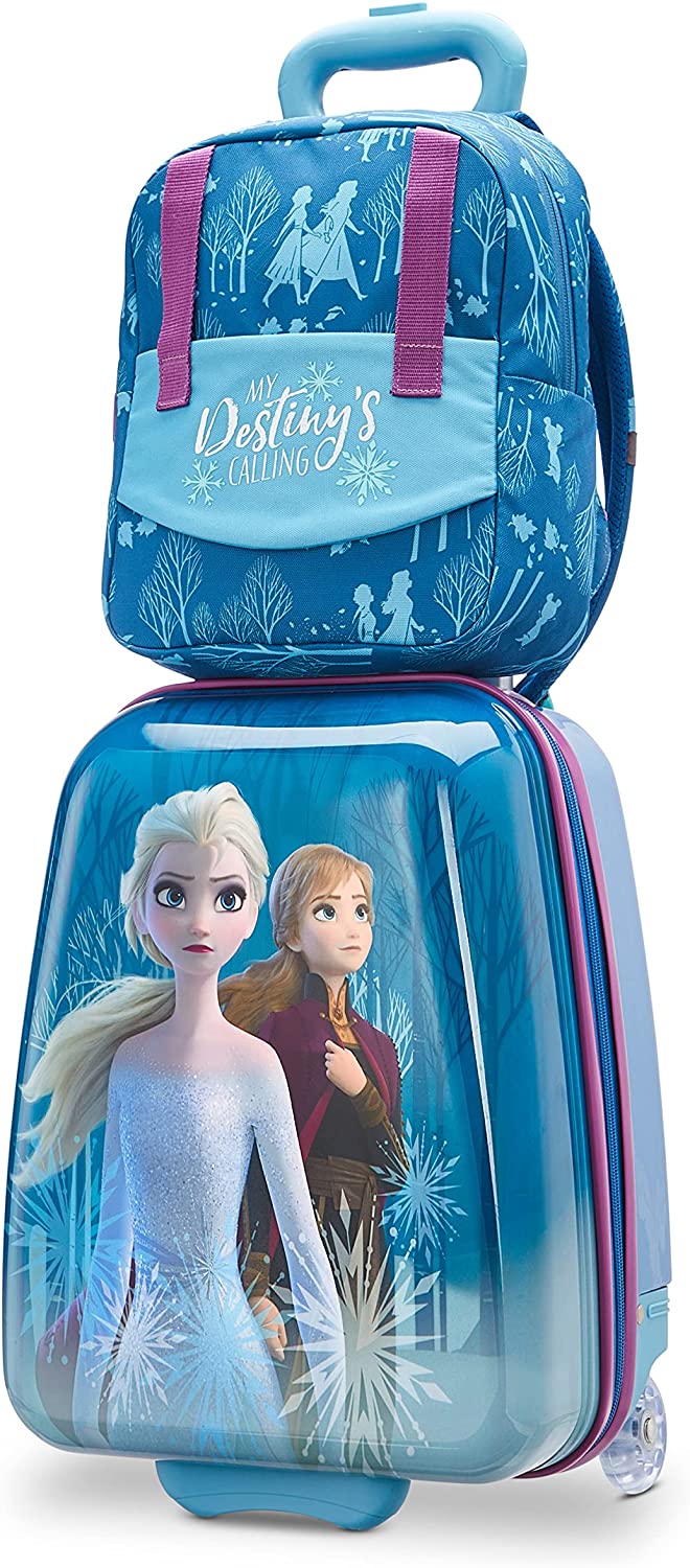 American Tourister Disney Teddy Buddy Luggage with Spinners, Frozen, 2 ...
