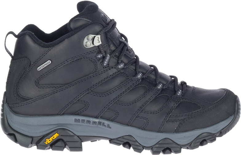 Merrell Men's Moab 3 Prime Waterproof Mid Hiking Boots (Black)