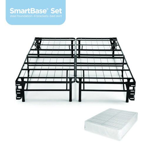 14" Sunprairie Wire-Grid Bed Frame w/ Bed Skirt (Queen) $67.50 + Free ...