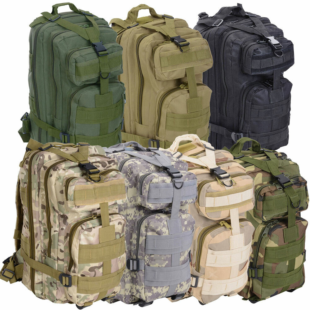 28L Military Molle-Style Tactical Backpack (Various Colors) $20.60 ...