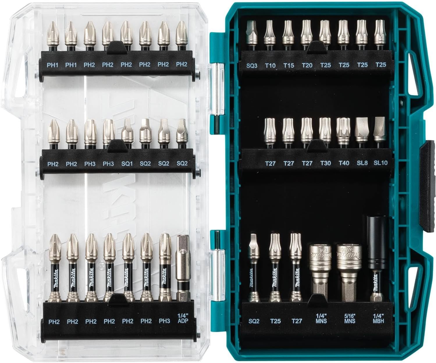 Makita: 45-Piece Impact XPS Bit Set OR 100-Piece Impactx Driver Bit Set ...