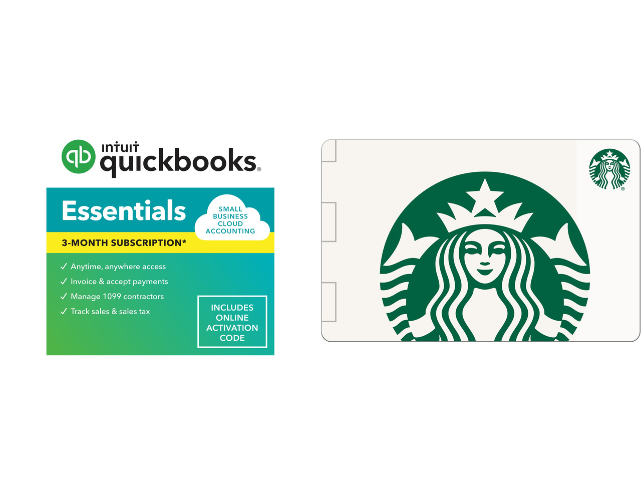 3 Month Intuit QuickBook Subscription + Gift Card Bundles: QuickBook ...