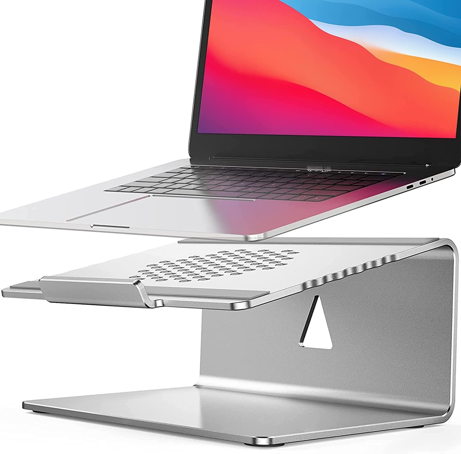17" Loryergo Ergonomic Aluminum Laptop Riser Stand (Silver) $14 + Free ...