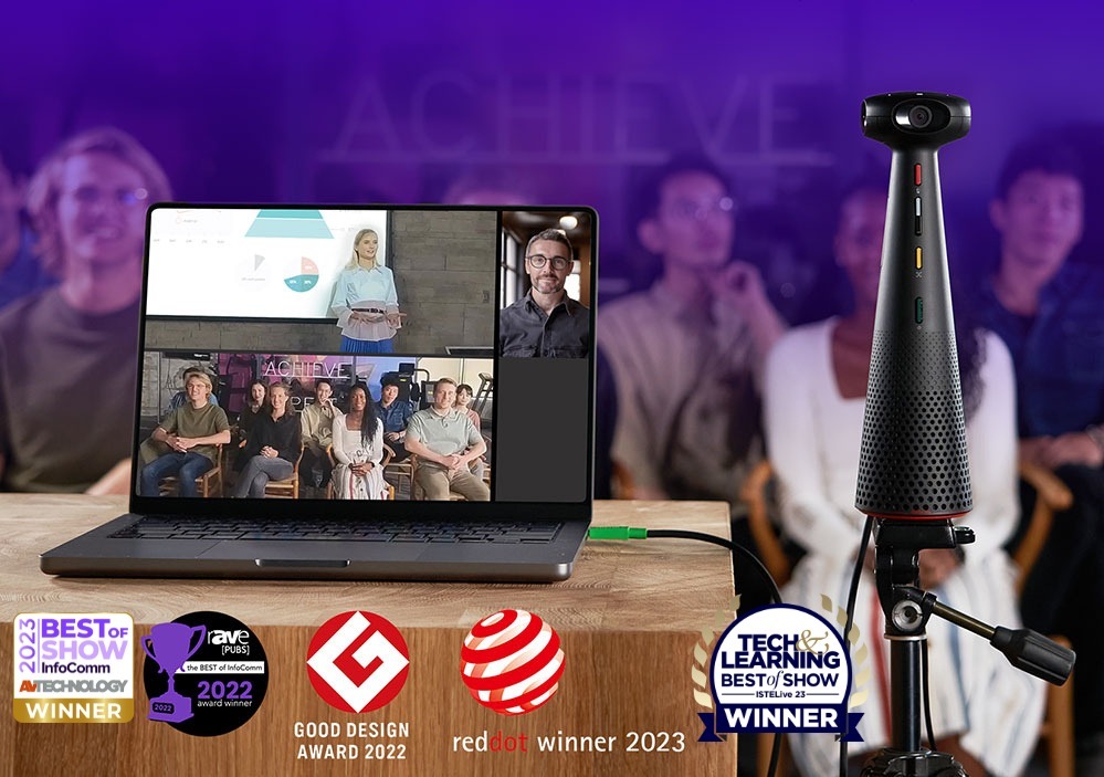 Ipevo Totem 360 5K Panoramic Immersive Conference Camera + Speakerphone ...