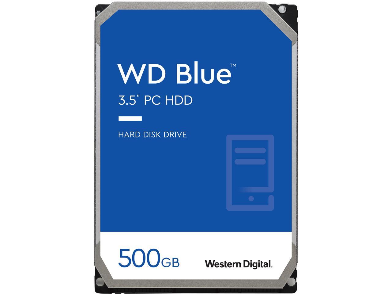 500GB WD Blue Hard Disk Drive: 5400 RPM SATA 6Gb/s 64MB Cache $15 ...